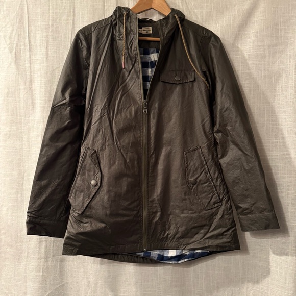 Bridge & Burn | Jackets & Coats | Bridge Burn Mens Dark Gray Hooded ...